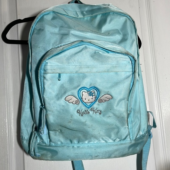 Hello Kitty | Bags | Hello Kitty Blue Angel Backpack Sanrio 20 Multiple ...